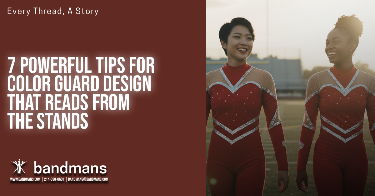 7 Powerful Tips For Color Guard Design That Reads From The Stands